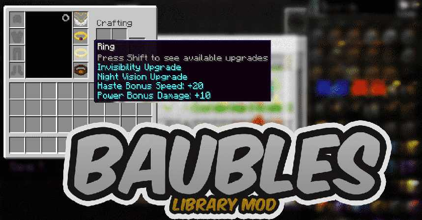 Baubles 1.12.2, 1.7.10, 1.8.9 скачать мод для Майнкрафт - CubixWorld.net
